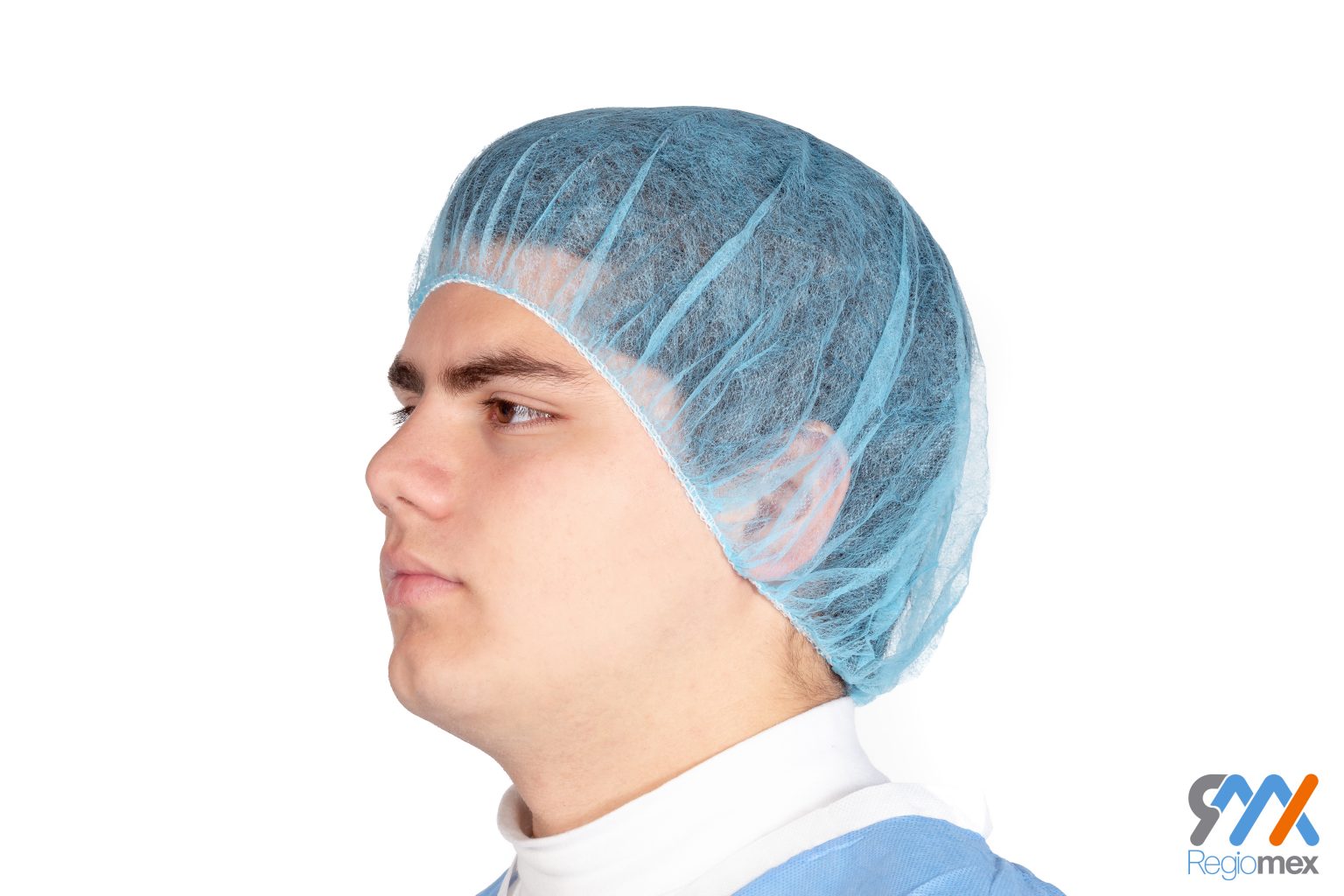 Cofia Redonda de Polipropileno 11gr - Azul | Regiomex